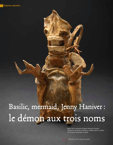 Pdf Basilic Mermaid Jenny Haniver Le Démon Aux Trois Noms