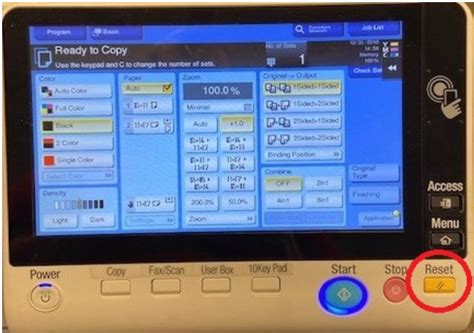How To Trouble Reset Machine Konica Minolta Assist