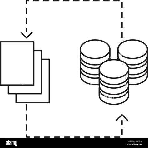 figure distributed database icon image design vector illustration