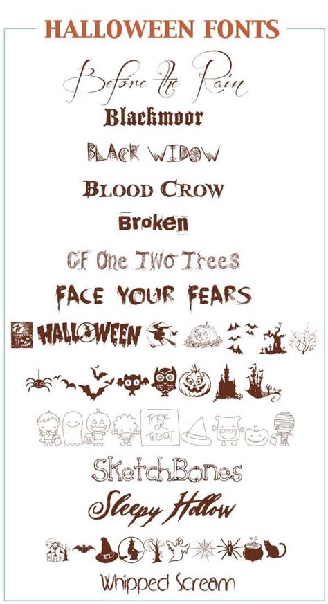 5 Spooky Halloween Fonts For Your Next Project Halloween Fonts Free