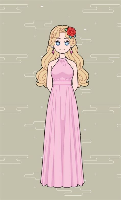 Lily Diary The Most Romantic Outfit Art Style Challenge Cartoon