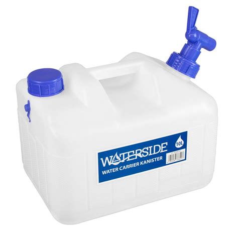 Wasserkanister Waterside Frischwasser Kanister Mit Hahn Camping Wassertank Hdpe
