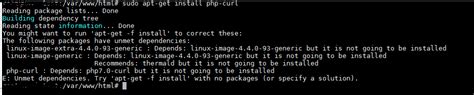 Php How To Install Phpcurl In Ubuntu 1604 Server Ask Ubuntu
