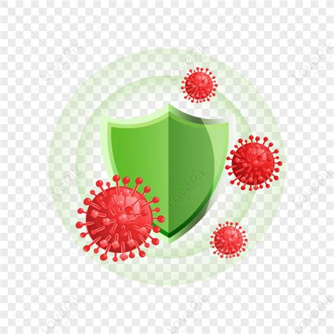 Green Creative Effect Hand Painted Shieldno Intrusionprotection