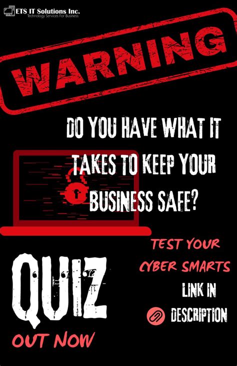 ets it solutions on linkedin cybersecurity quiztime