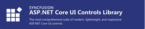 ASP NET Core UI Controls Syncfusion Visual Studio Marketplace