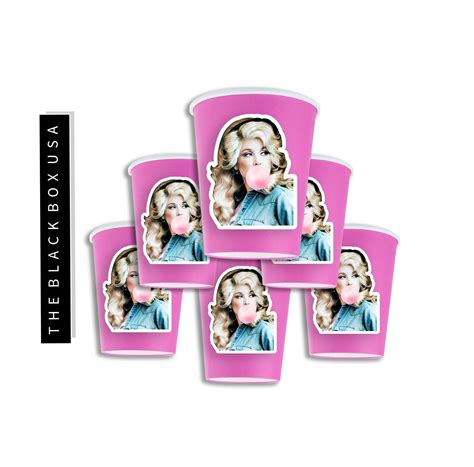 Dolly Parton Color With Bubble Gum Themed Party Personalized Etsy