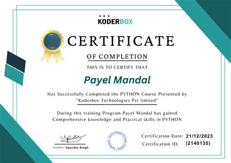 payel mandal on linkedin python koderbox