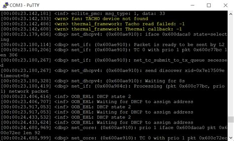 Dhcp Not Work In Intel Pse On Intel Ehl Issue Zephyrproject Rtos Zephyr Github