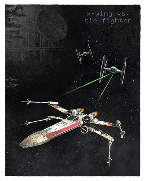 Epic Star Wars Battle X Wing Vs Tie Fighter