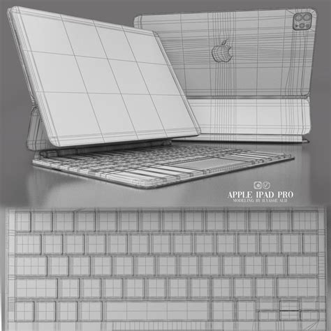 Apple Ipad Pro 3d Model 3d Model For Vray Corona