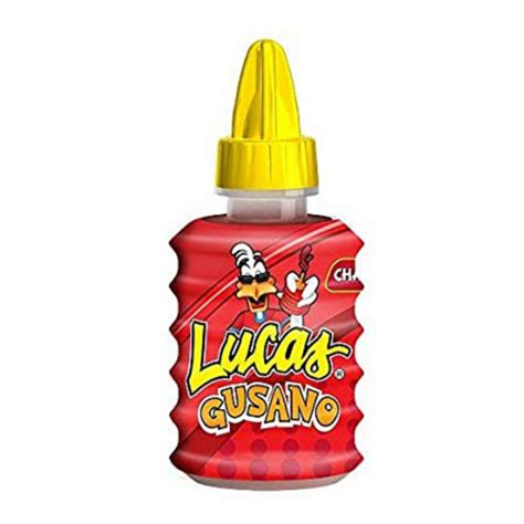 Lucas Gusano Candy Chamoy [36g] Mexican Plus Candy