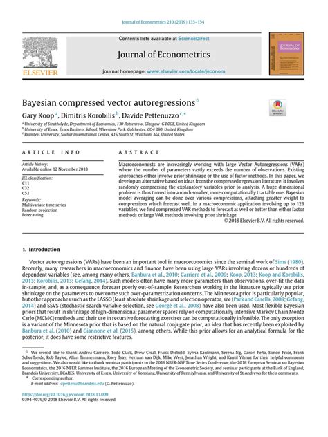 Bayesian Compressed Var Pdf
