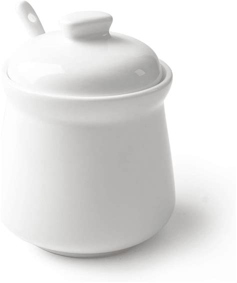 Porcelain Sugar Bowl Ceramic Sugar Bowl With Lid Sugar Bowl With