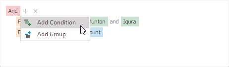 Filtereditorcontrol Class Winforms Controls Devexpress Documentation
