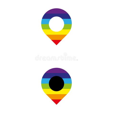 Gps Pin 5 Stock Vector Illustration Of Yellow Green 332876090