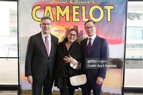 Albert Bourla Myriam Bourla And Kewsong Lee Attend The Lincoln News