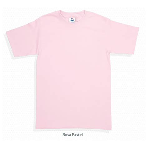 Playera Caballero Cuello Red M C Rosa Pastel Talla Grande Mod C0300