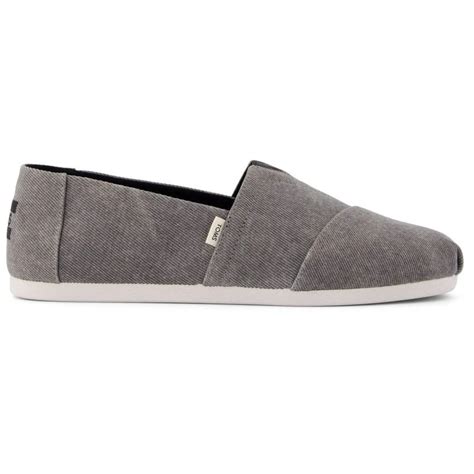 Toms Mens Alpargata Slip On Casual Shoes Grey