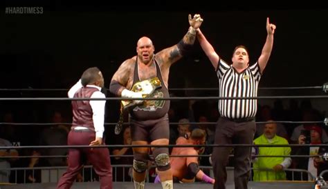 Tyrus Wins The Nwa World Heavyweight Title At Tonights Hard Times 3