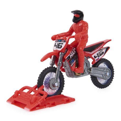 Supercross Authentic Justin Hill 124 Scale Die Cast Motorcycle With