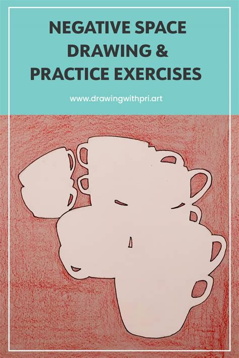 The Power Of Negative Space Drawing With Practice Exercises Space Drawings Negative Space Art