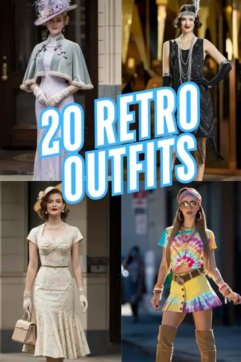 20 Retro Outfit Ideas For Women Iconic Looks 1900s 1990s