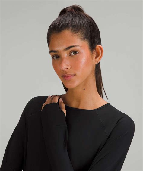 Lululemon Uv Protection Running Long Sleeve Shirt Black Lulu Fanatics