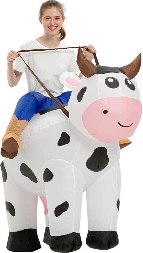 Tasanor Blow Up Cow Costumes For Adultsinflatable Indonesia Ubuy