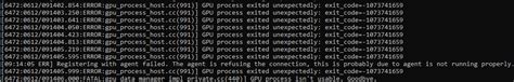 [bug] run electron shows that gpu process exited unexpectedly · issue