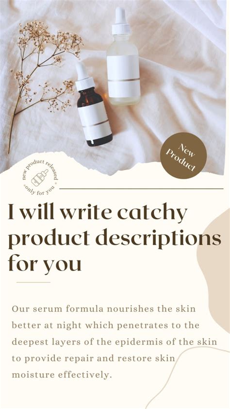 Write catchy product descriptions by Simonavs | Fiverr