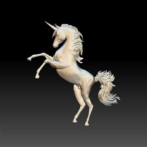 3d Stl File For Cnc Unicorn V1 Etsy
