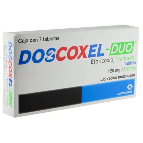 Doscoxel Duo 120 100 Mg Con 7 Tabletas Prixz Farmacia Online
