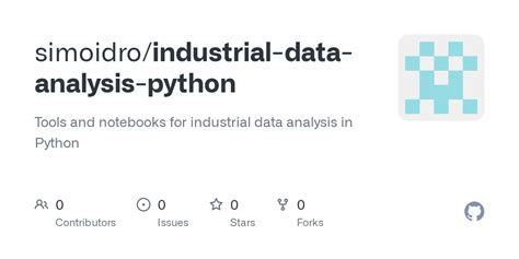 Github Simoidroindustrial Data Analysis Python Tools And Notebooks