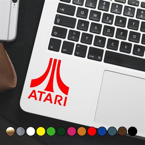 Retro Gaming Atari Logo High Quality Sticker Perfect Cut Color Decal
