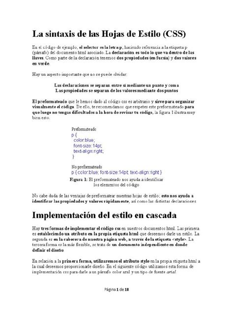 Clase 05 A Hojas De Estilo Css Tablas Pdf