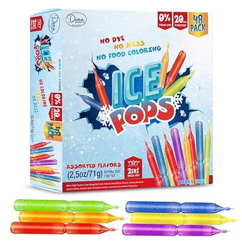 Ices Popsicles Frozen Ice Pops Fruit Flavor Popsicle Ice Pops Bulk