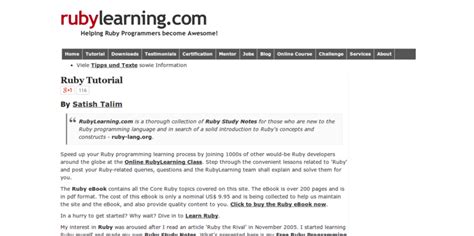 10 Free Ways Of Learning Ruby Programming Language Codecondo