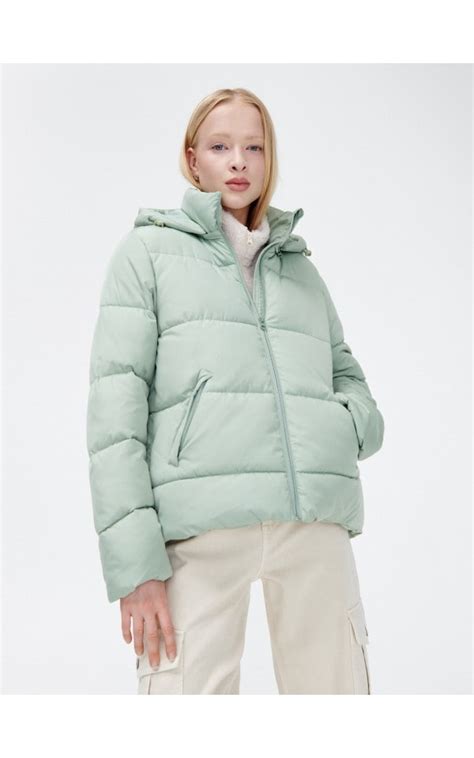 Куртка з капюшоном Колір світло зелений Cropp 7326n 70x