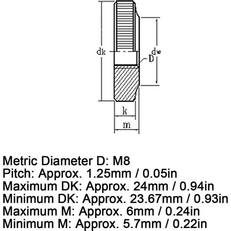 Set 10 Piulite Moletate Inox125 Mm Argintiu Emagro