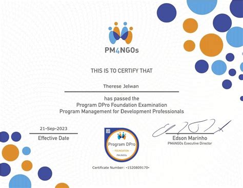 Therese Jelwan On Linkedin Professionaldevelopment Certifications