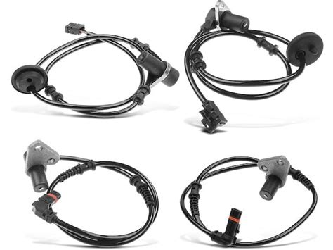 Abs Speed Sensor Set 4 Compatible With 1999 2002 Mercedes Benz E55
