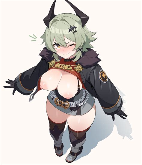 Rule 34 1girls Areola Areolae Big Breasts Blush Blushing At Viewer