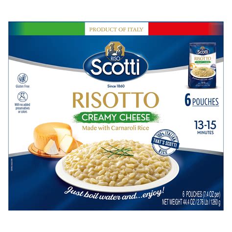 Scotti Creamy Cheese Risotto 674 Oz 1349 At Costco
