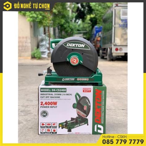 Máy Cắt Kim Loại Đặt Cố Định Dekton Dk Cs2400 Công Suất 2400w Cắt