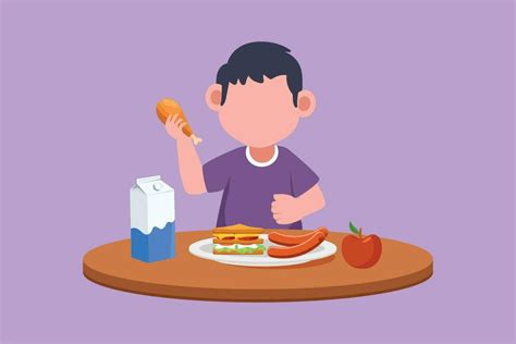 Comer Desayuno Clipart Comer Comida Comida Desayuno Familiar Niño