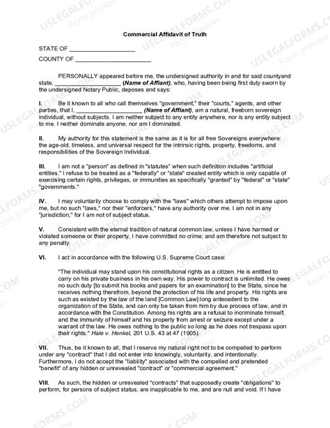 Sample Of Affidavit For One And The Same Person Us Legal Forms
