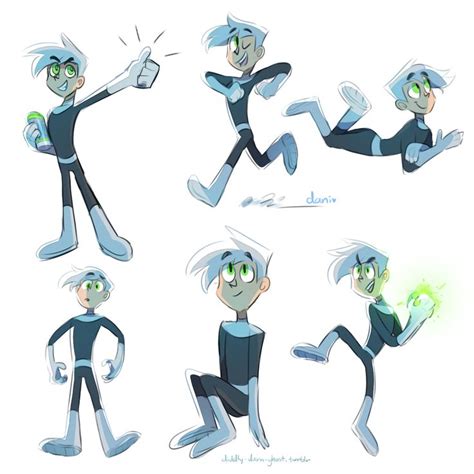 One More Diddly Dan Doodle Danny Phantom Cartoon Character Design