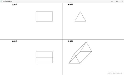 23 三视图算法物体三视图的分类算法 Csdn博客