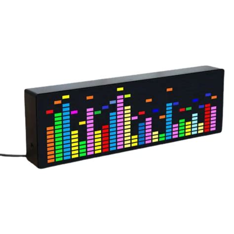Music Spectrum Indicator Vu Meter Rgb Vfd Audio Voice Activated Rhythm Clock £2470 Picclick Uk